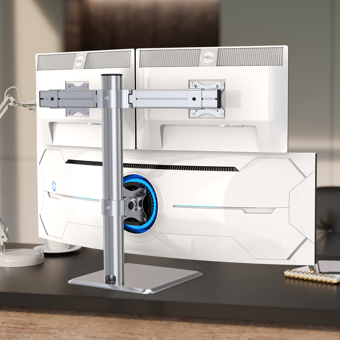 BEWISER Triple Heavy Duty Monitor Stand - Vertical Heavy Duty Monitor